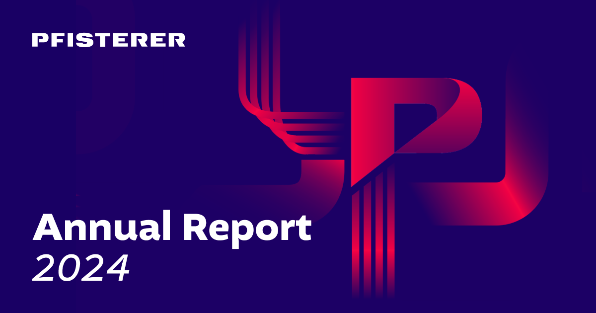 Pfisterer Annual Report 2024 - PFISTERER Annual Report 2024